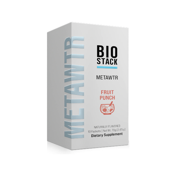 BioStack MetaWTR Hydration Fruit Punch - 10 Stick Pack – Nutrition ...