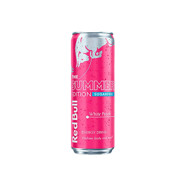 Red Bull Energy Drink Sugar Free White Peach 355ml x 1 – Nutrition ...