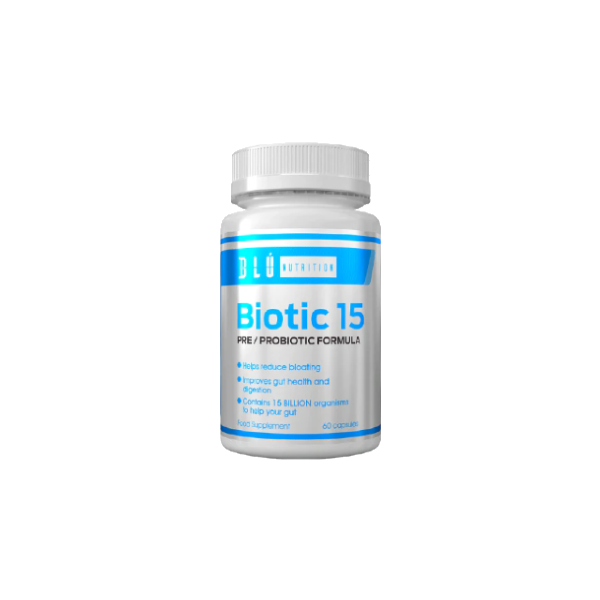 Blu Nutrition Biotic 15 - 60 caps – Nutrition & Internet Supplements ...